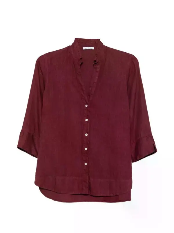 ROSSO 35 Button Three-quarter Sleeve Shirt