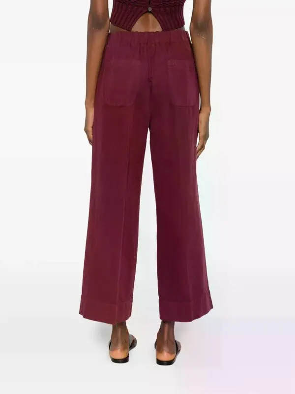 ROSSO 35 Elasticated Cropped Trousers