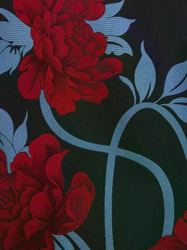 La DoubleJ Floral Jacquard Mini Column Dress