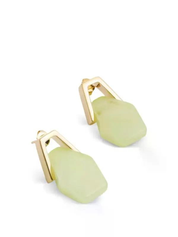 La DoubleJ Geometric Drop Earrings