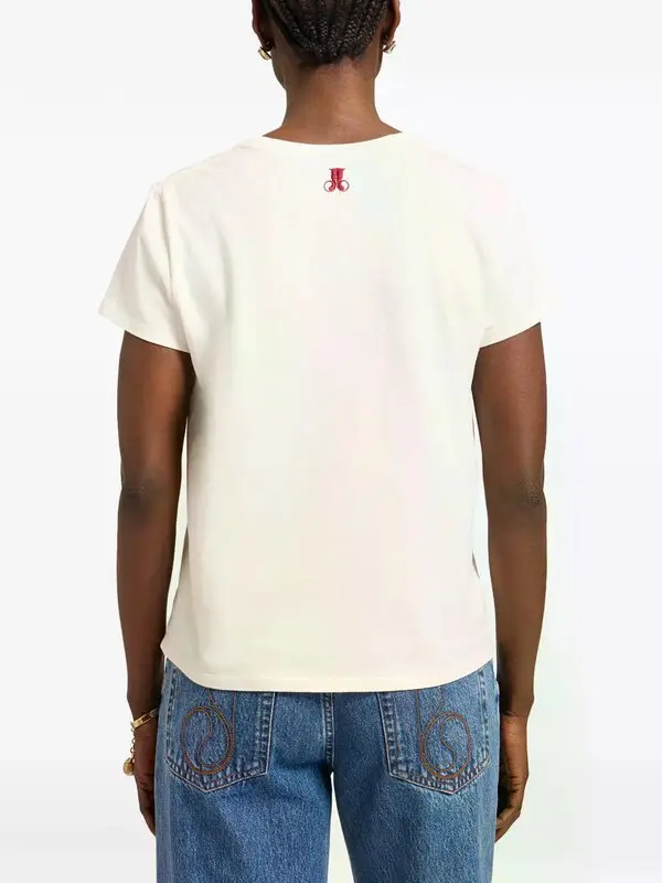 La DoubleJ Embroidered T-shirt
