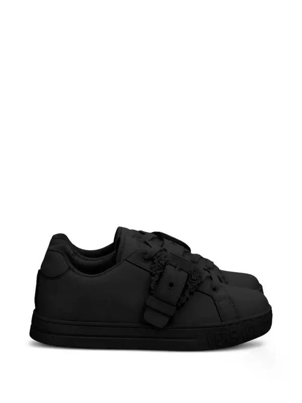 Versace Fondo Court Sneakers - Black