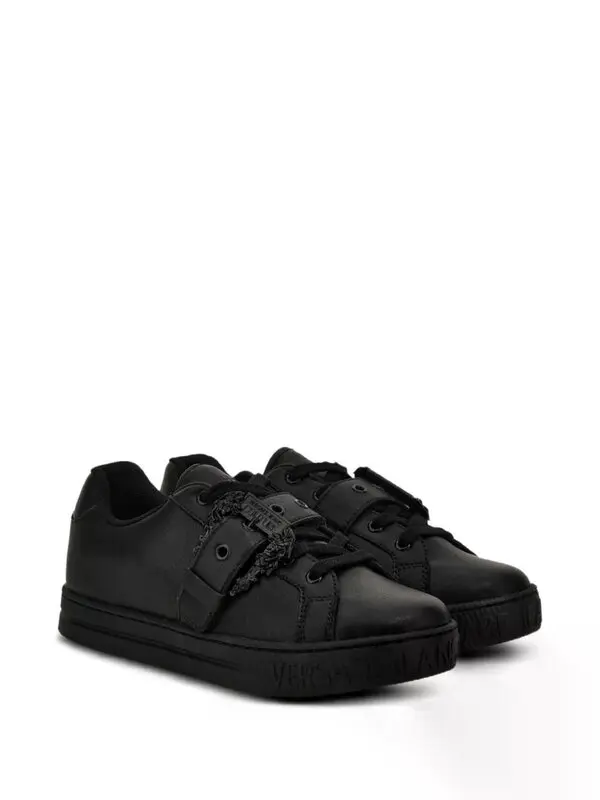 Versace Fondo Court Sneakers - Black