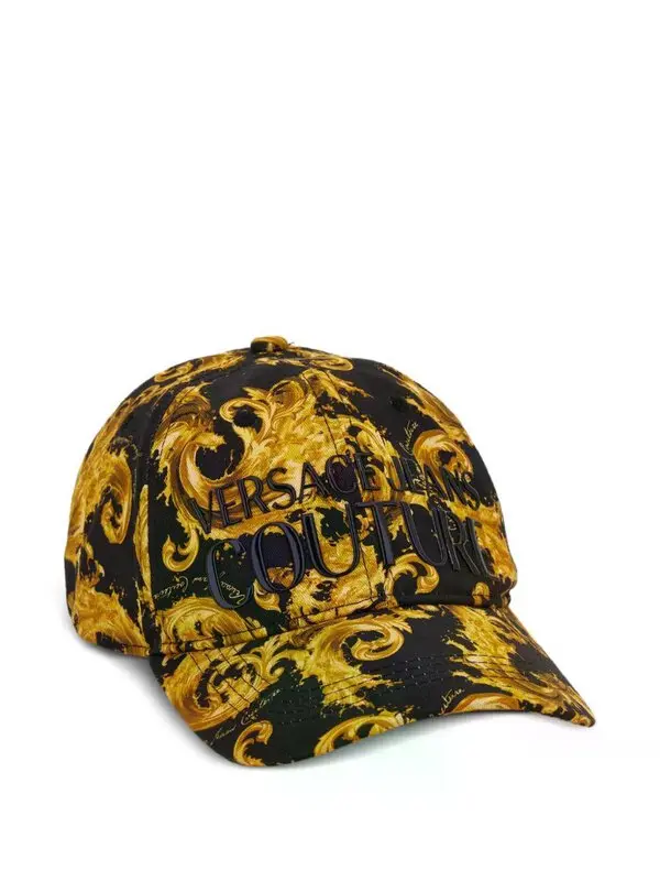 Versace Logo Baseball Cap - Black