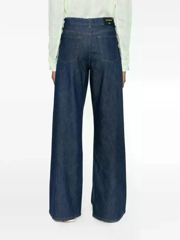 7 For All Mankind Lotta Patch Pocket Wide Leg Jeans