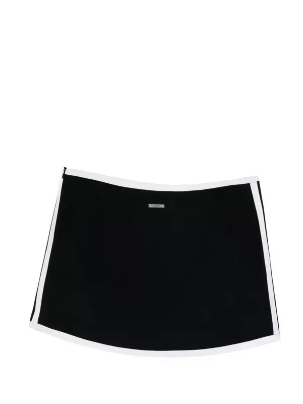 Iceberg Contrasting Trim Mini Skirt