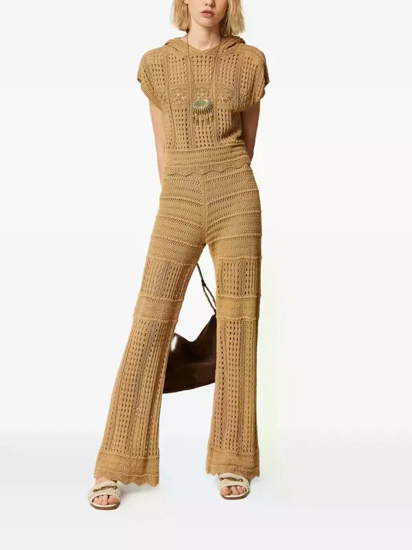 TWINSET Knitted Flared Trousers