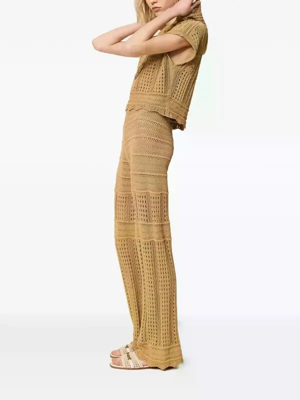 TWINSET Knitted Flared Trousers