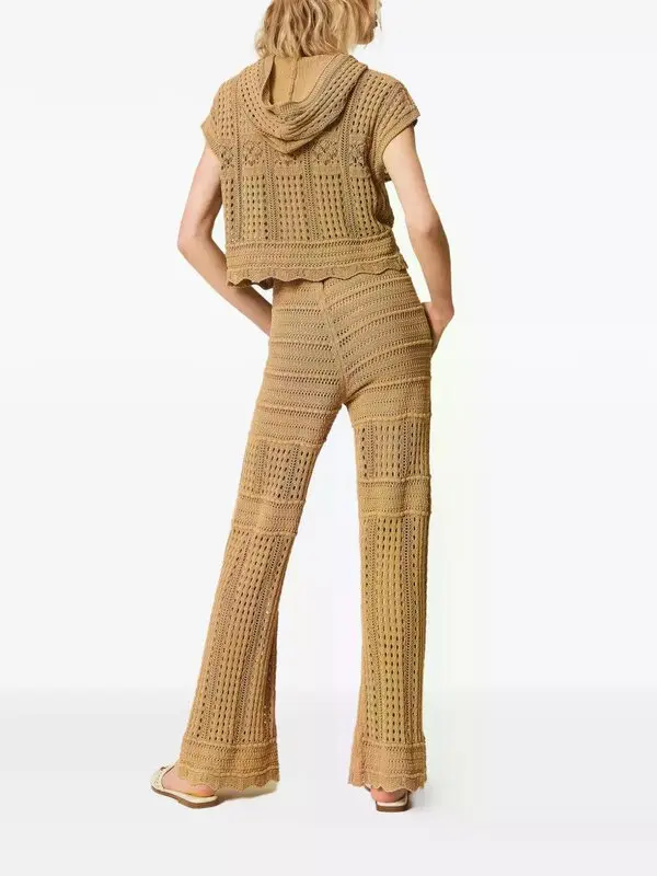 TWINSET Knitted Flared Trousers
