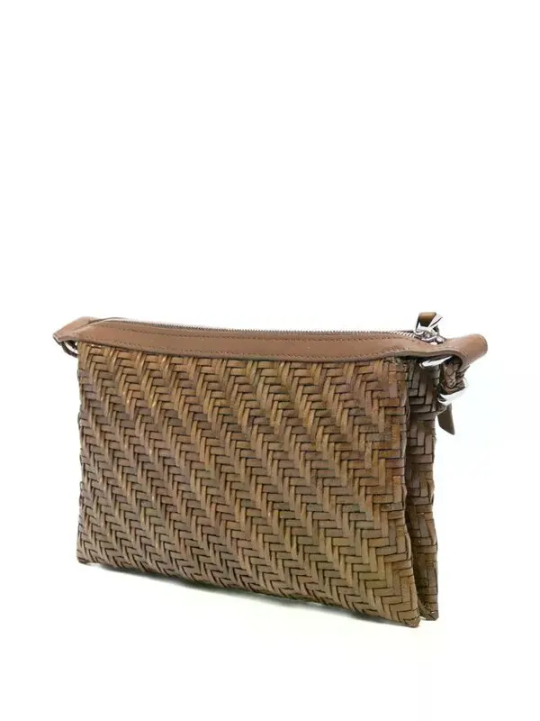 Benedetta Bruzziches Woven Cross Body Bag - Green