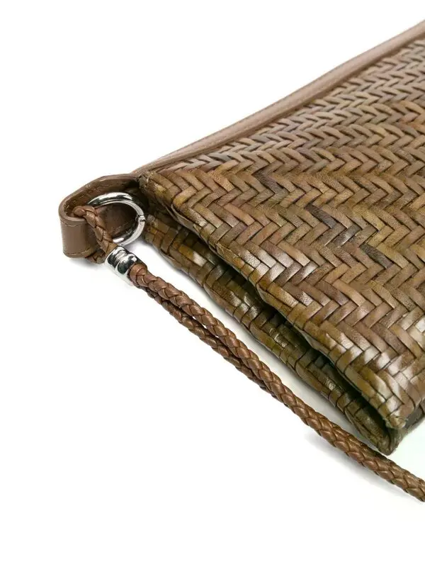 Benedetta Bruzziches Woven Cross Body Bag - Green