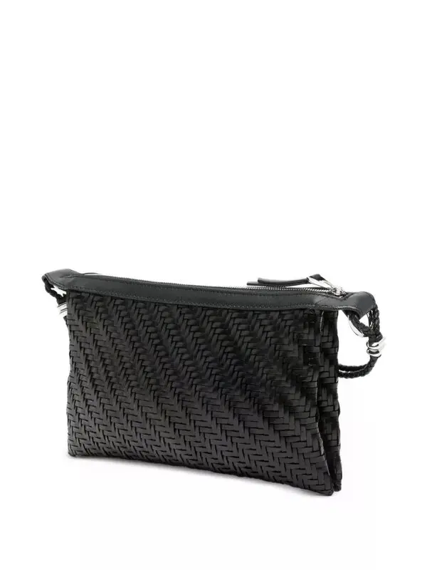 Benedetta Bruzziches Braided Crossbody Bag - Black