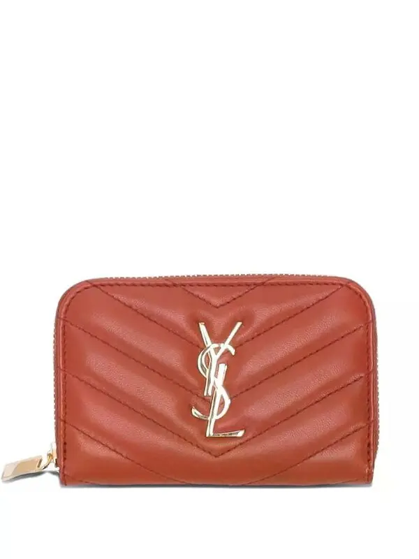 Saint Laurent Cassandre Wallet - Orange