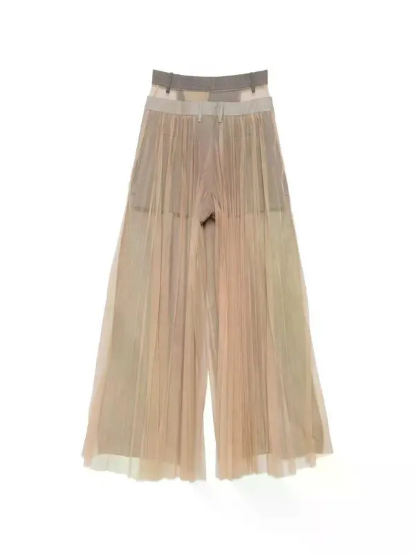 Erika Cavallini Pleated Wide Leg Trousers