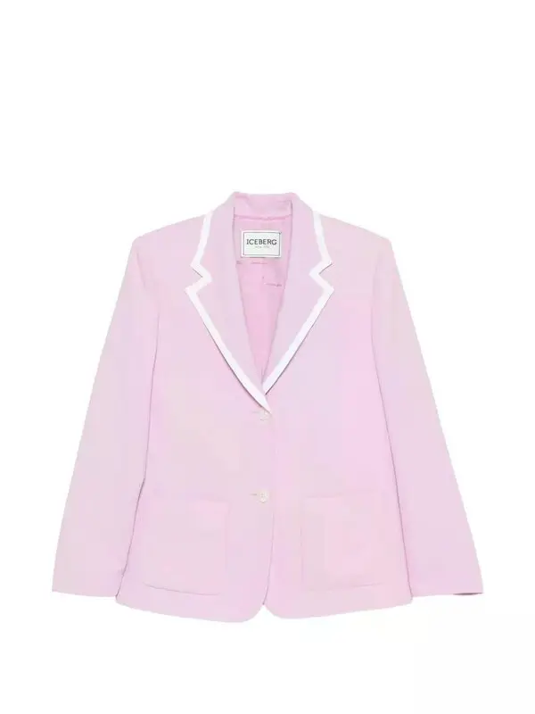 Iceberg Blazer With Contrasting Trim