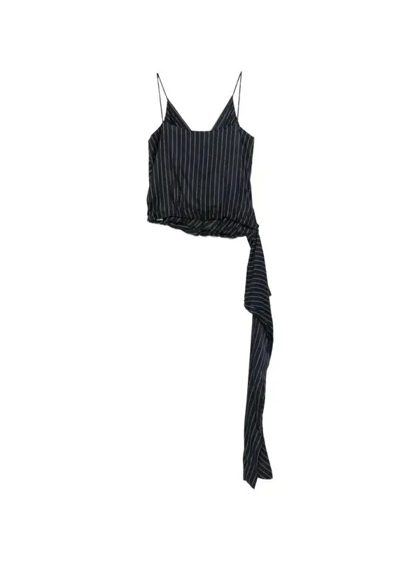 Erika Cavallini Striped Sleeveless Top