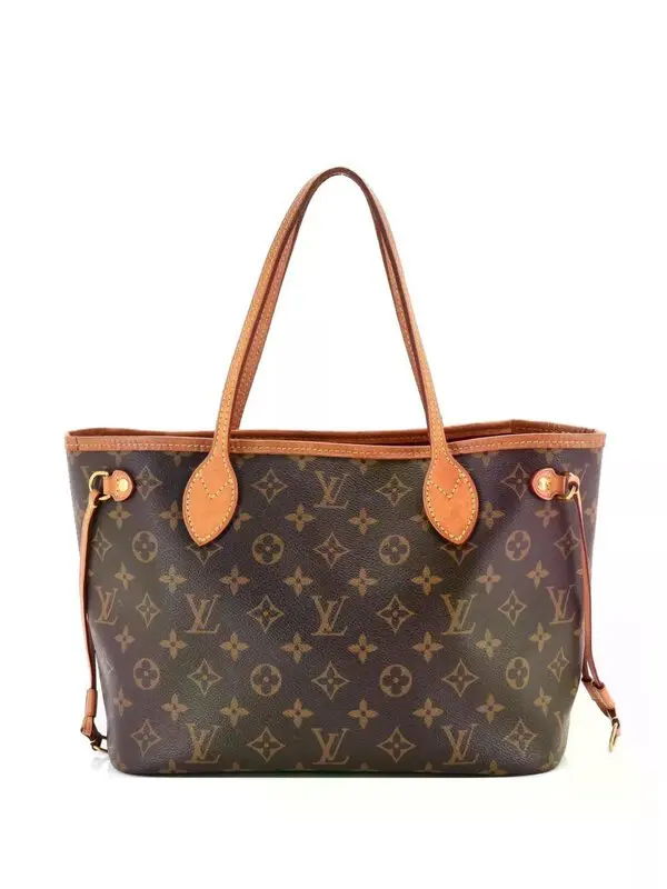 LOUIS VUITTON Neverfull Pm Monogram Canvas Tote Bag - Brown