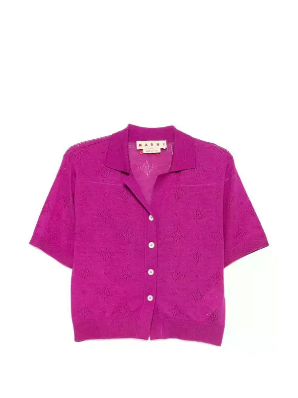 Marni Openwork Buttoned Shirt