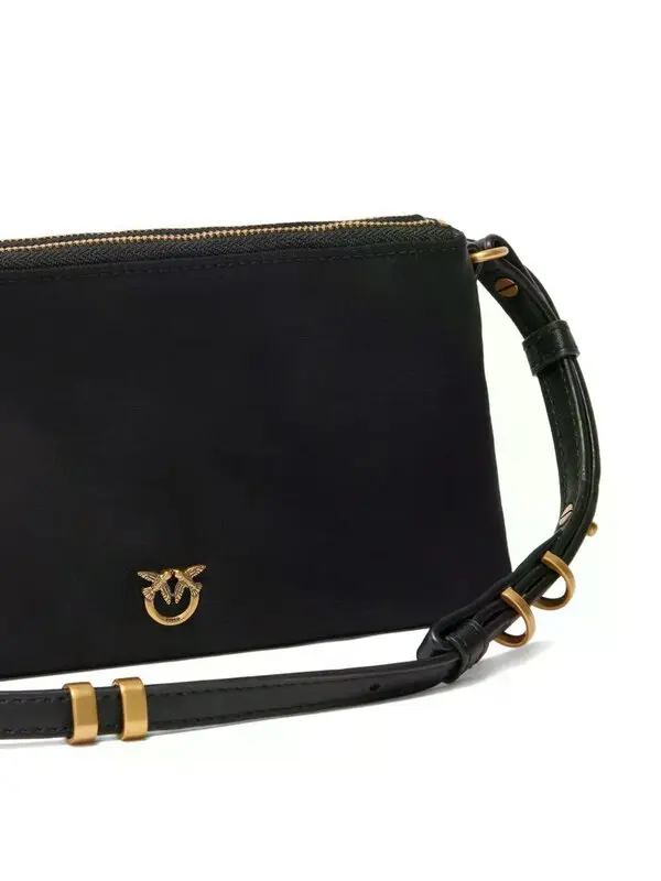 Pinko Mini Zip Satchel Cross Body Bag - Black