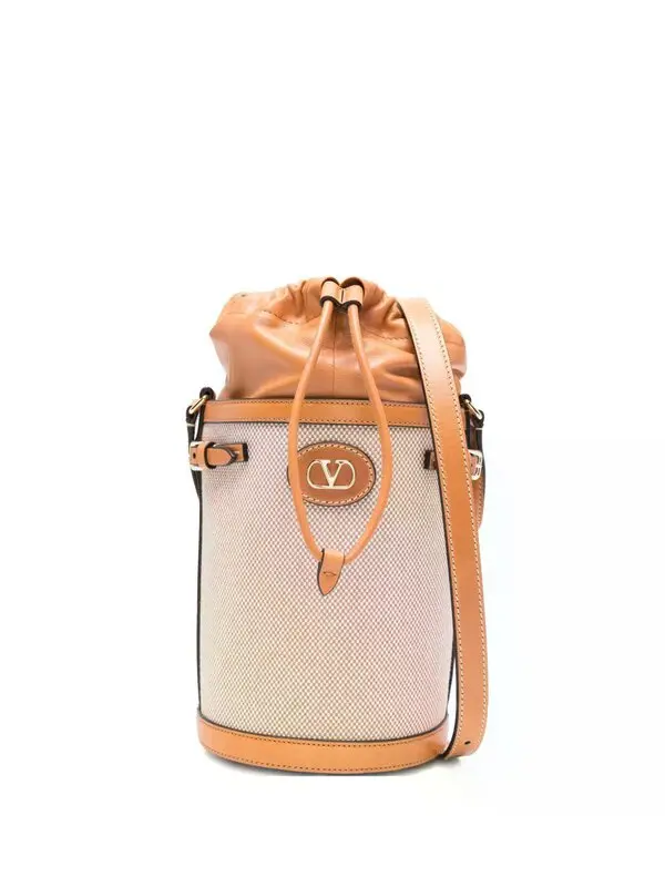 Valentino Garavani Logo-plaque Bucket Bag