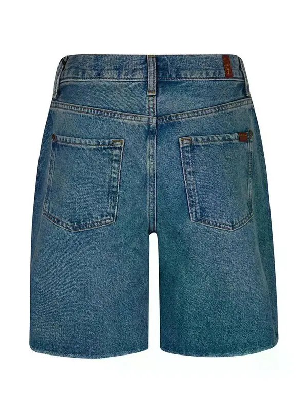 7 For All Mankind Distressed Denim Shorts