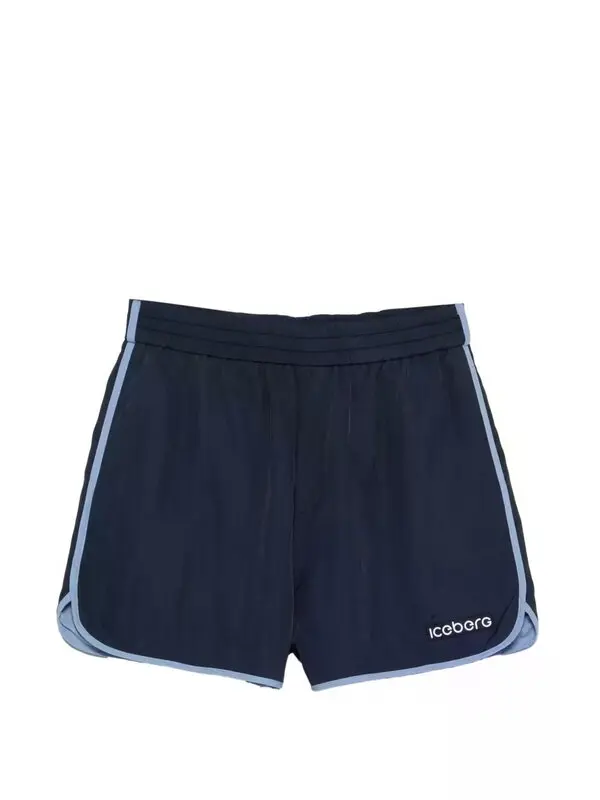 Iceberg Contrasting-trim Shorts
