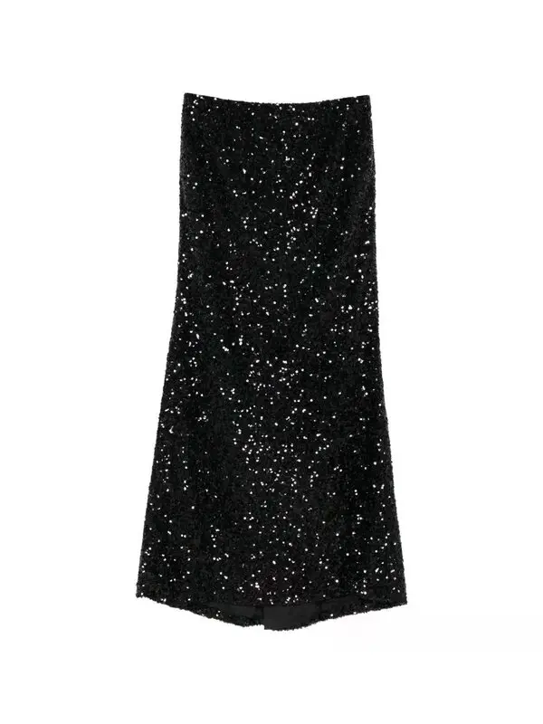 N°21 Sequin-embellished Maxi Skirt