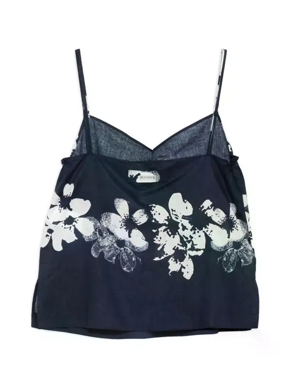 Iceberg Floral Print Top - Blue