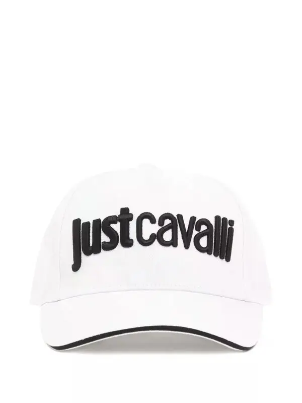 Just Cavalli Logo Baseball Cap - White