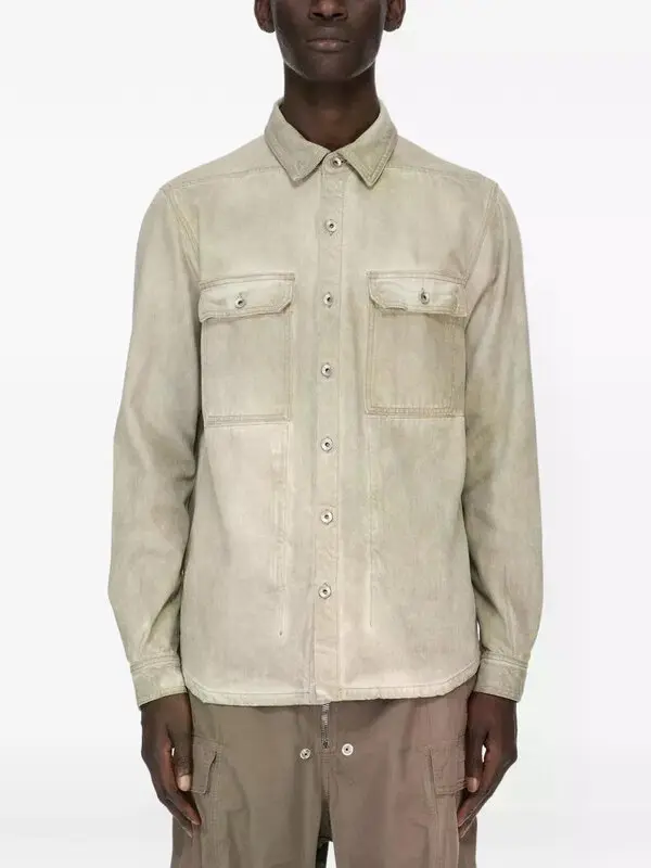 Rick Owens Temple Outershirt - Green