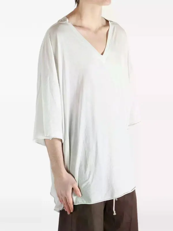 Rick Owens Tommy V-neck T-shirt - White