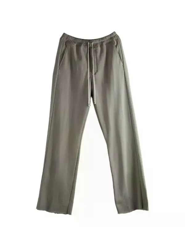Rick Owens Dietrich Drawstring-waist Track Pants - Grey