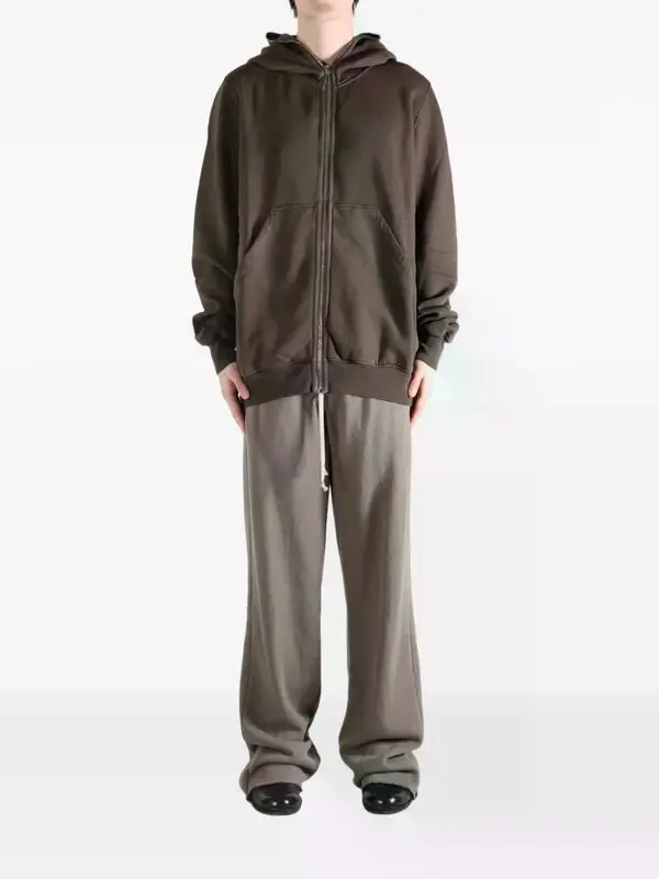 Rick Owens Mountain Zip-up Hoodie - Brown