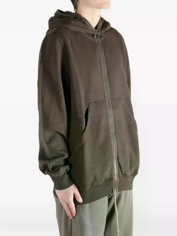 Rick Owens Mountain Zip-up Hoodie - Brown
