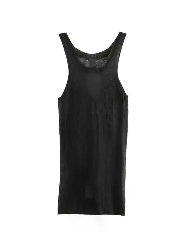 Rick Owens Ribbed-knit Tank Top