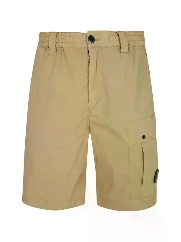 C.P. COMPANY Elasticated Waist Bermuda Shorts - Neutrals