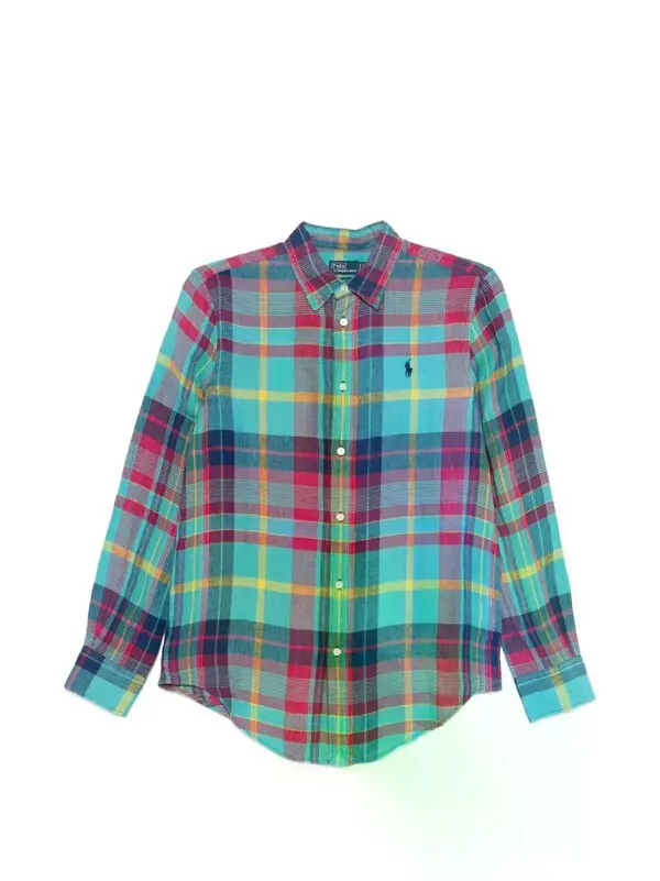 Polo Ralph Lauren Checked Long Sleeve Shirt - Blue