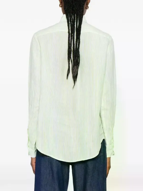 Polo Ralph Lauren Striped Long-sleeve Shirt - Green