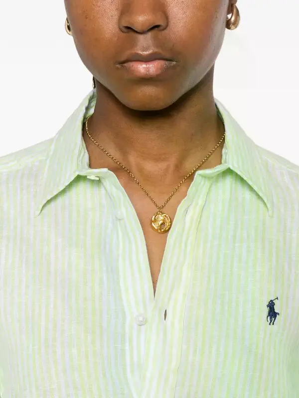 Polo Ralph Lauren Striped Long-sleeve Shirt - Green