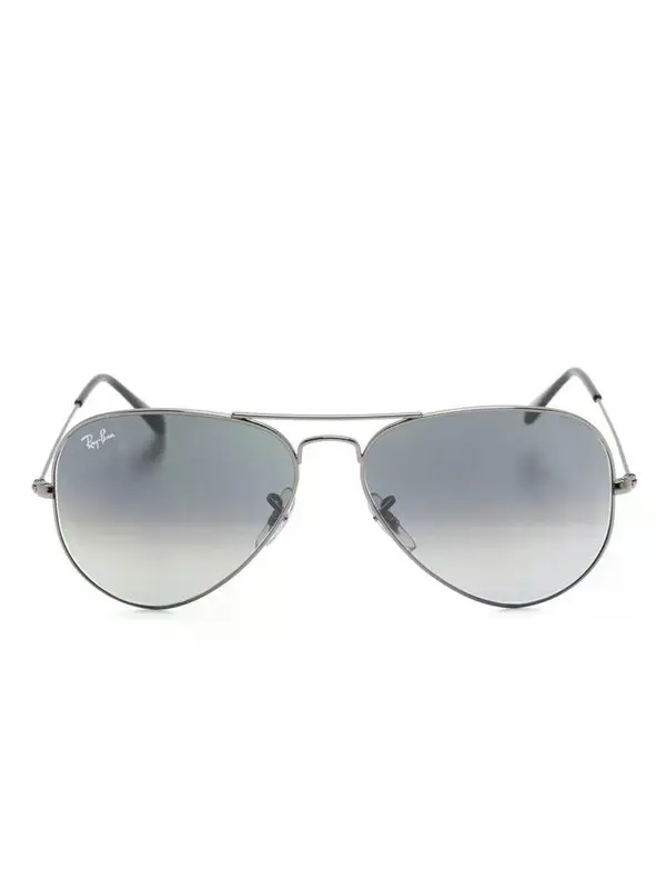 Ray-ban Aviator Large Gradient Sunglasses - Black