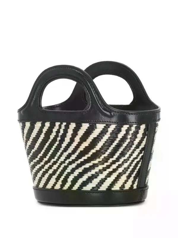 Marni Micro Wavy Raffia-effect Tote Bag