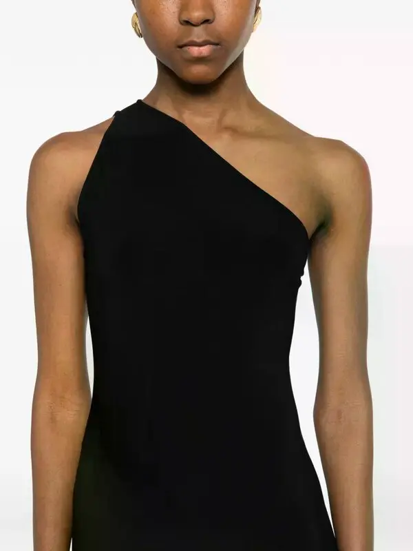 Norma Kamali One-shoulder Maxi Dress