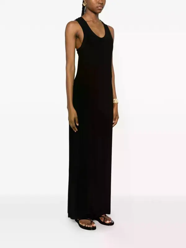 Norma Kamali Racer Long Maxi Dress
