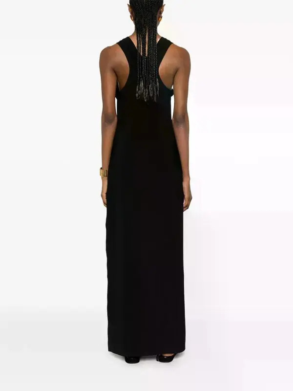 Norma Kamali Racer Long Maxi Dress
