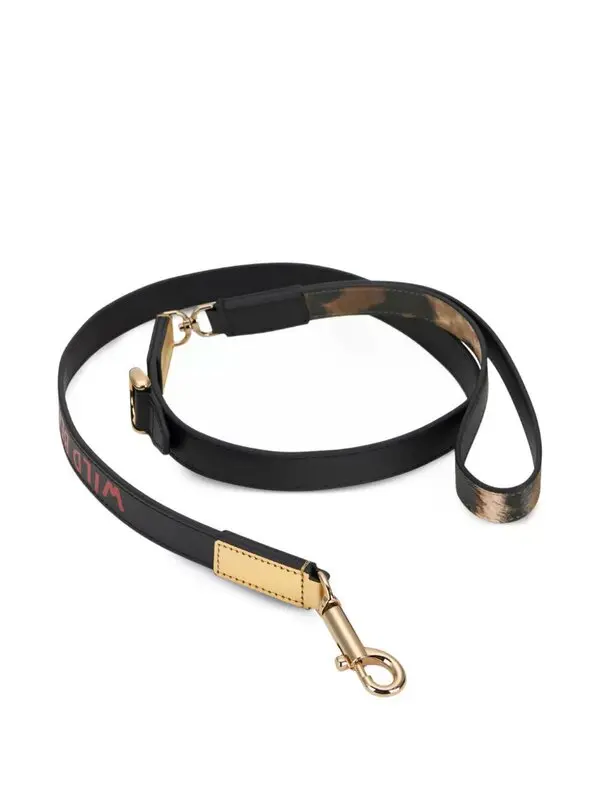 VIVIENNE WESTWOOD Animal-print Dog Lead - Black