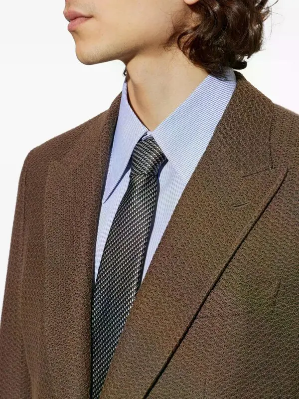 Brioni Patterned Silk Tie