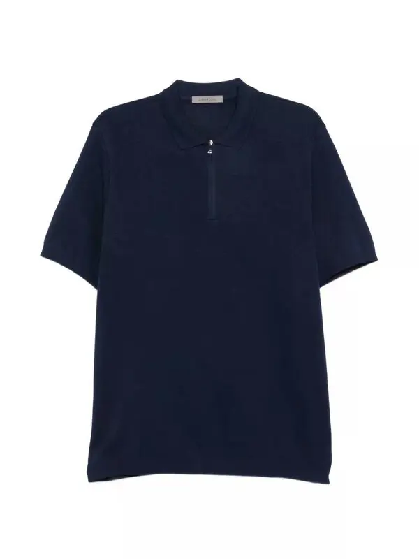 Corneliani Zip-up Polo Shirt