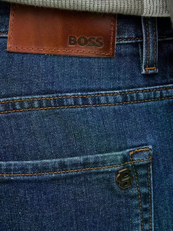 BOSS Logo-patch Jeans