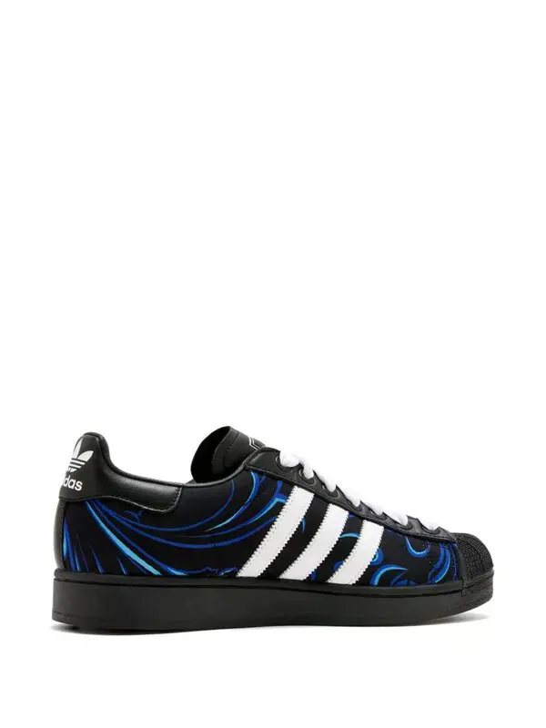 Adidas X Afa Superstar Ii Lace-up Sneakers - Black