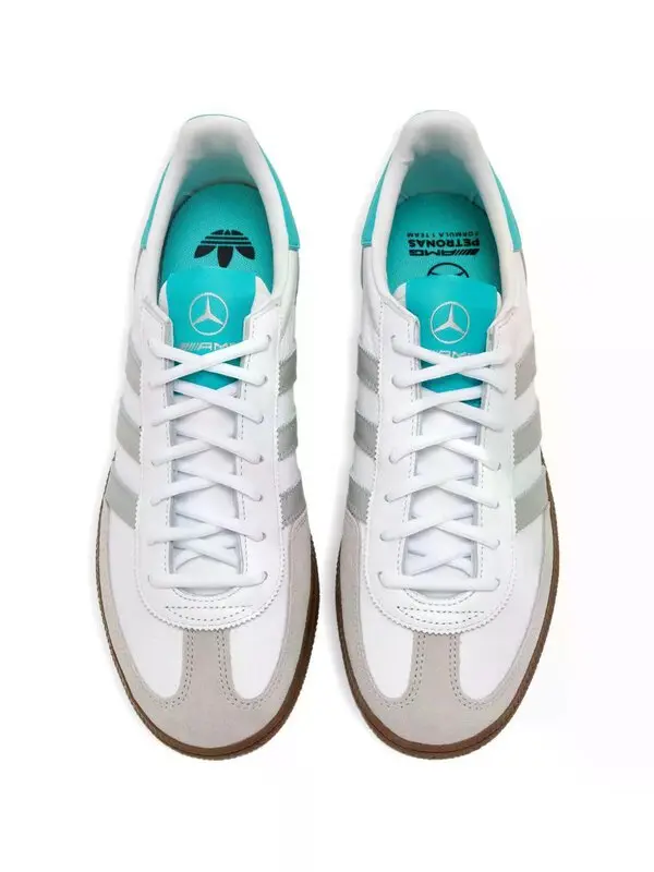 Adidas X Mercedes Handball Spezial Panelled Sneakers - White